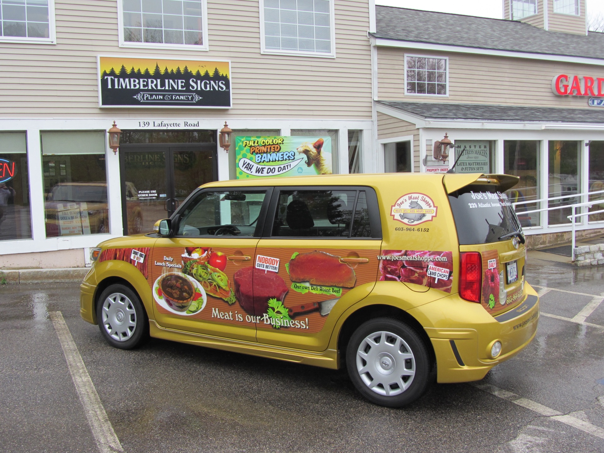 Vehicle Lettering in NH | Timberline Signs Rye NH